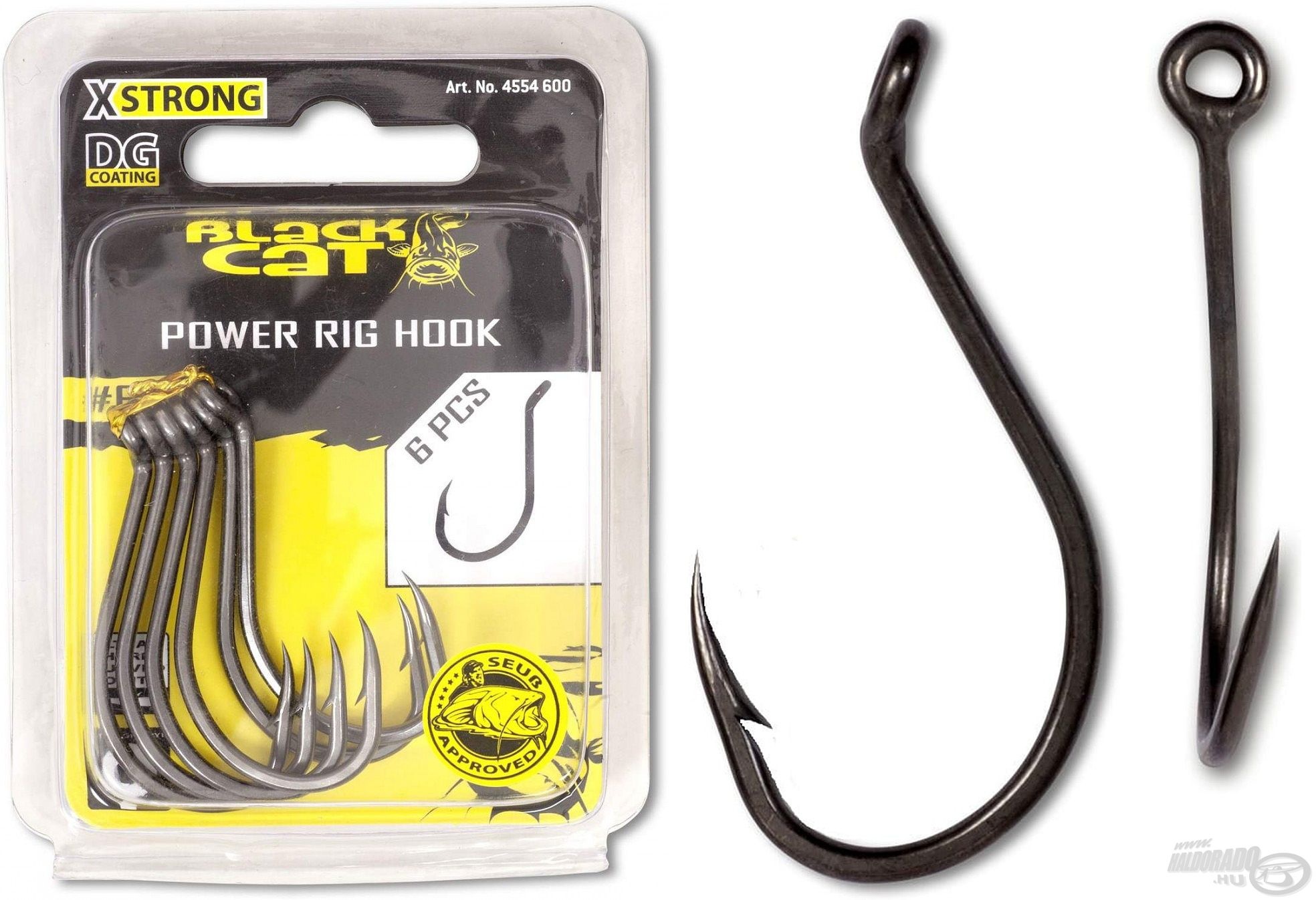BLACK CAT Power Rig Hook 6/0 | Haldorádó Webáruház