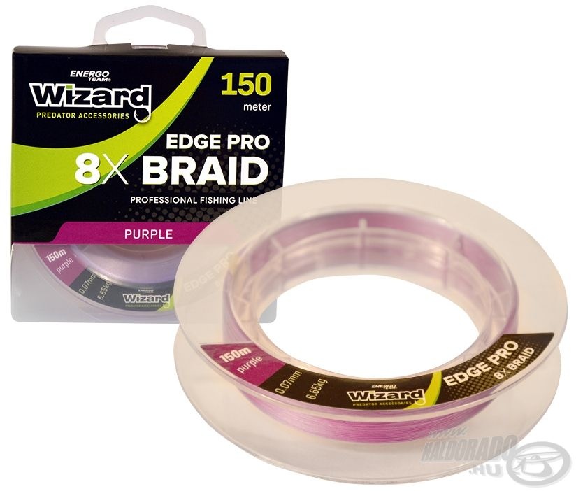 ENERGOTEAM Wizard Edge PRO 8X Braid Violet 150 m - 0,14 mm | Haldorádó ...