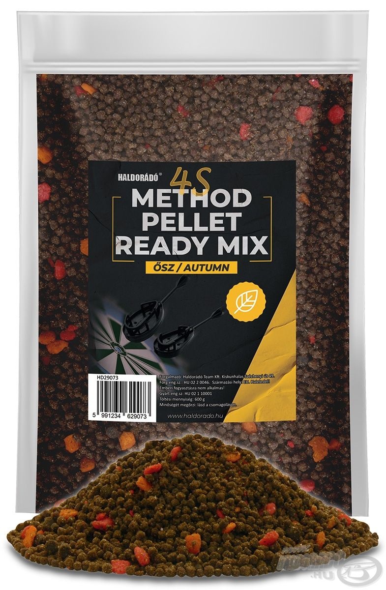 HALDORÁDÓ 4S Method Pellet Ready Mix - Ősz - Haldorádó horgász áruház