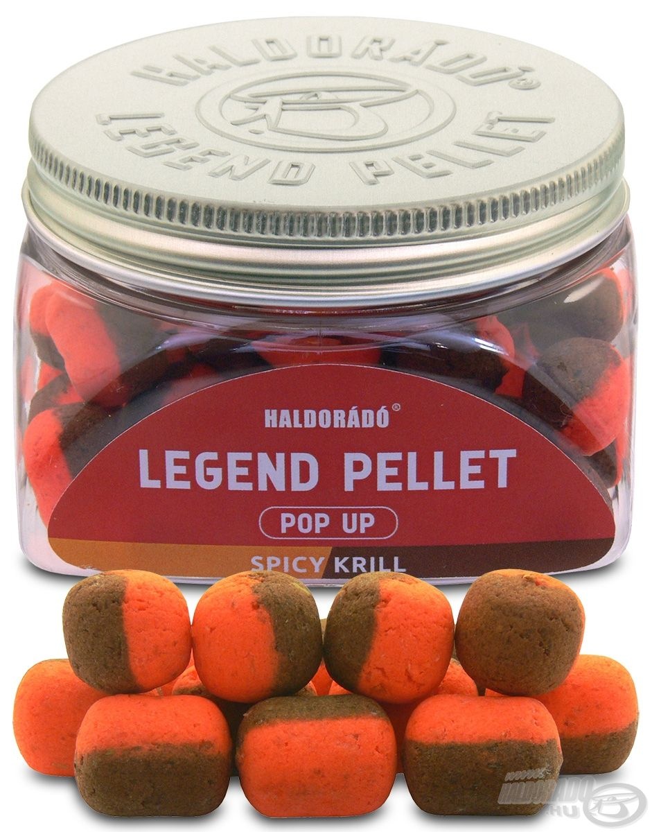 HALDORÁDÓ LEGEND PELLET Pop Up - Spicy Krill - Haldorádó horgász áruház
