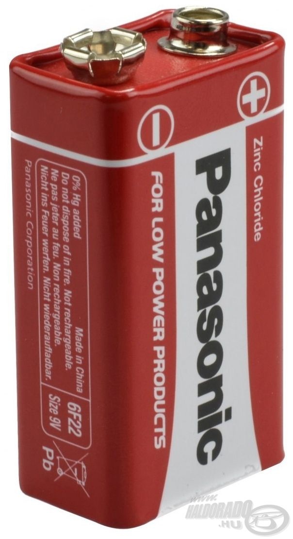 PANASONIC 9V elem Cink-Karbon - Haldorádó horgász áruház