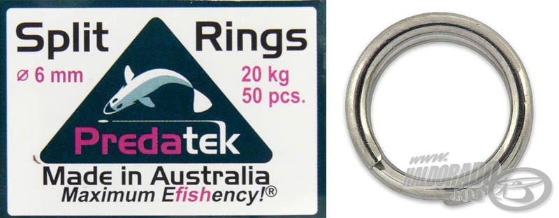 PREDATEK Kulcskarika 5 mm, 15 kg - 10 db/csg - Haldorádó horgász áruház